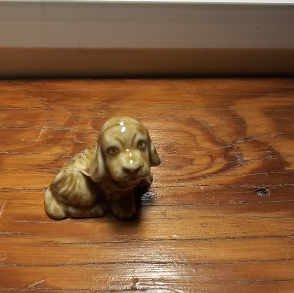 Art | Wade Whimsie Cocker Spaniel Dog Puppy Red Rose Tea Porcelain ...